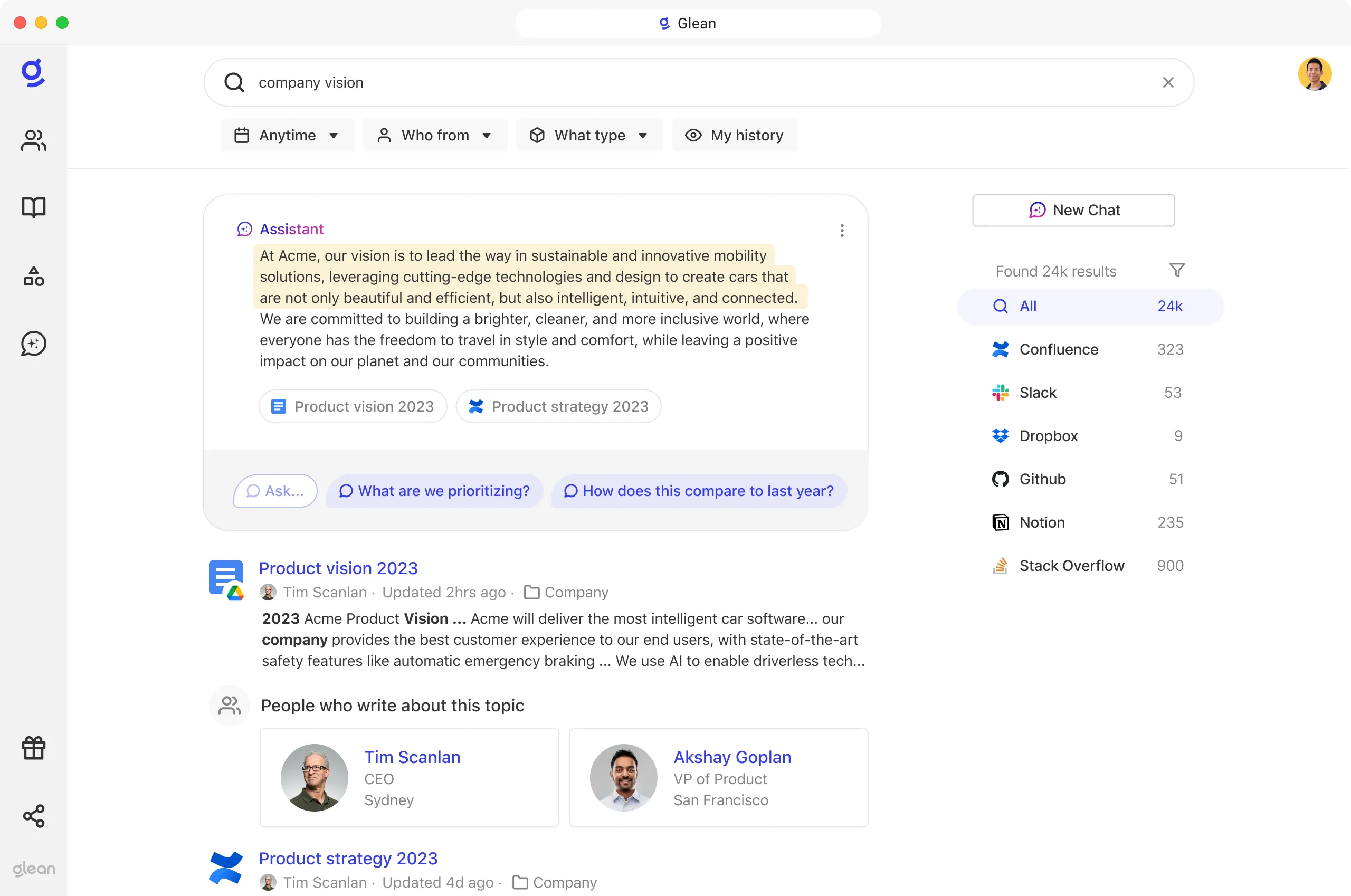 Workplace Search Powered by AI | Glean